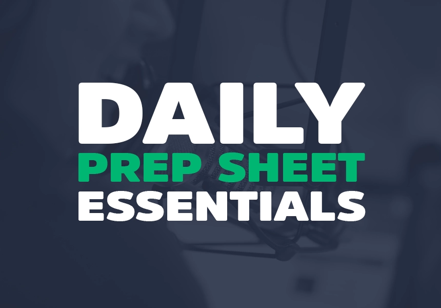 Daily Prep Sheet for Radio Presenters – Radio Essentials